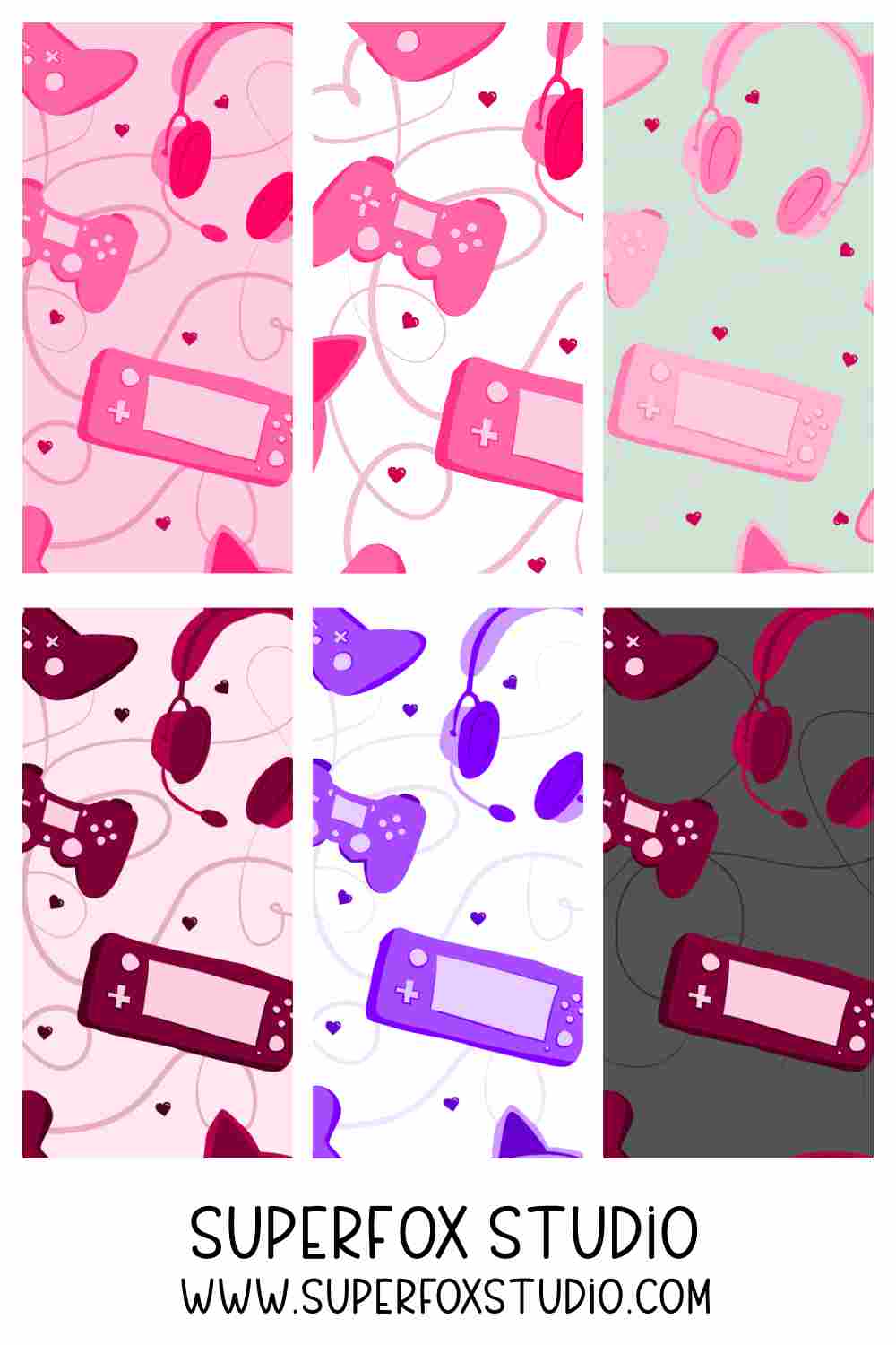 Girly Gamer Aesthetic Collection – SuperFox Studio