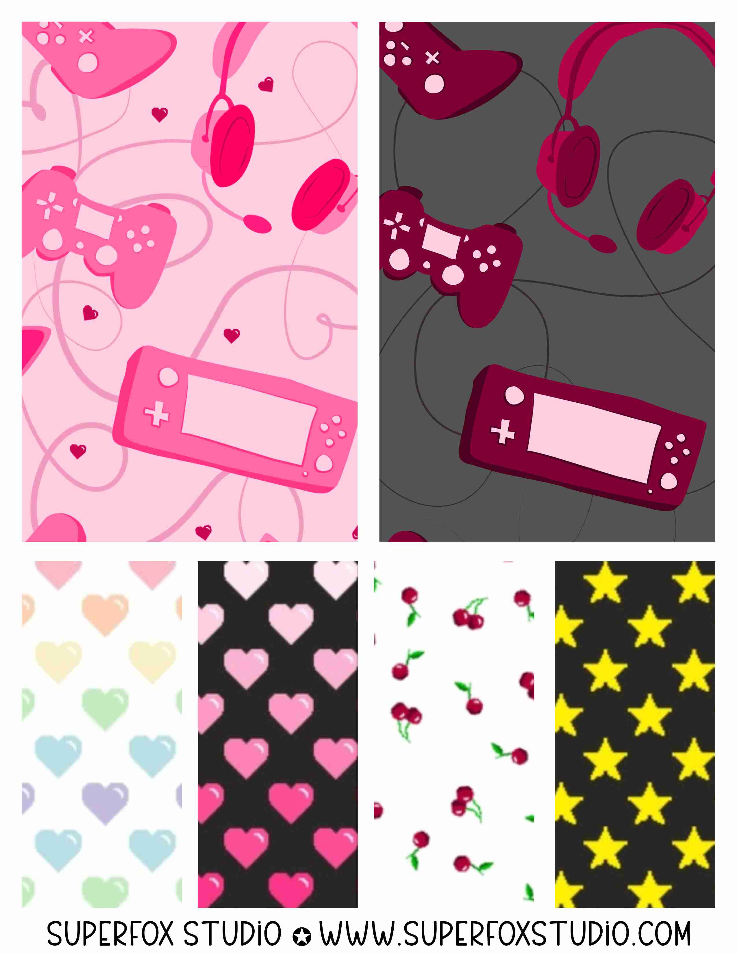 Girly Gamer Aesthetic Collection – SuperFox Studio